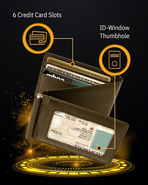 Trifold Wallet With Removable Money Clip | Access Denied Accessories ...